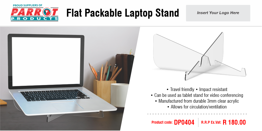 Flat Packable Laptop Stand