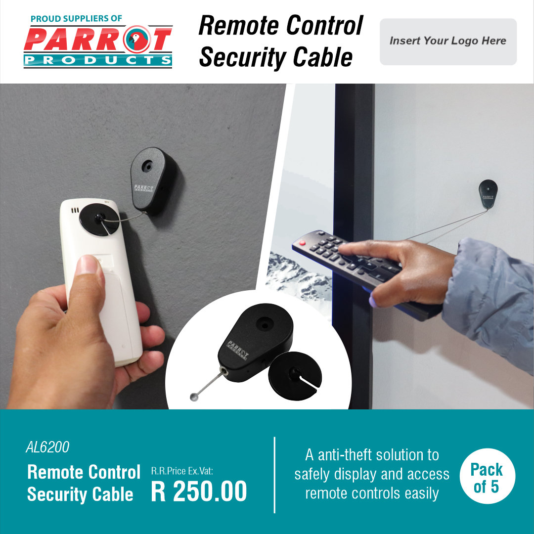 Remote Control Security Cable