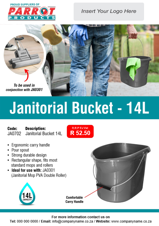 Janitorial Bucket 14L