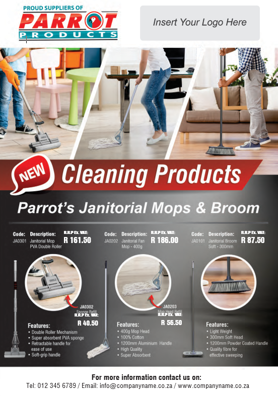 Janitorial Soft Broom (300mm)