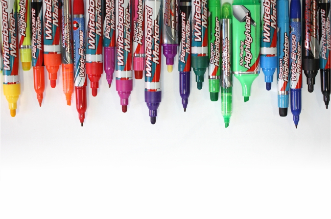 Glass or Chalkboard Markers | Permanent Markers | Whiteboard Markers ...